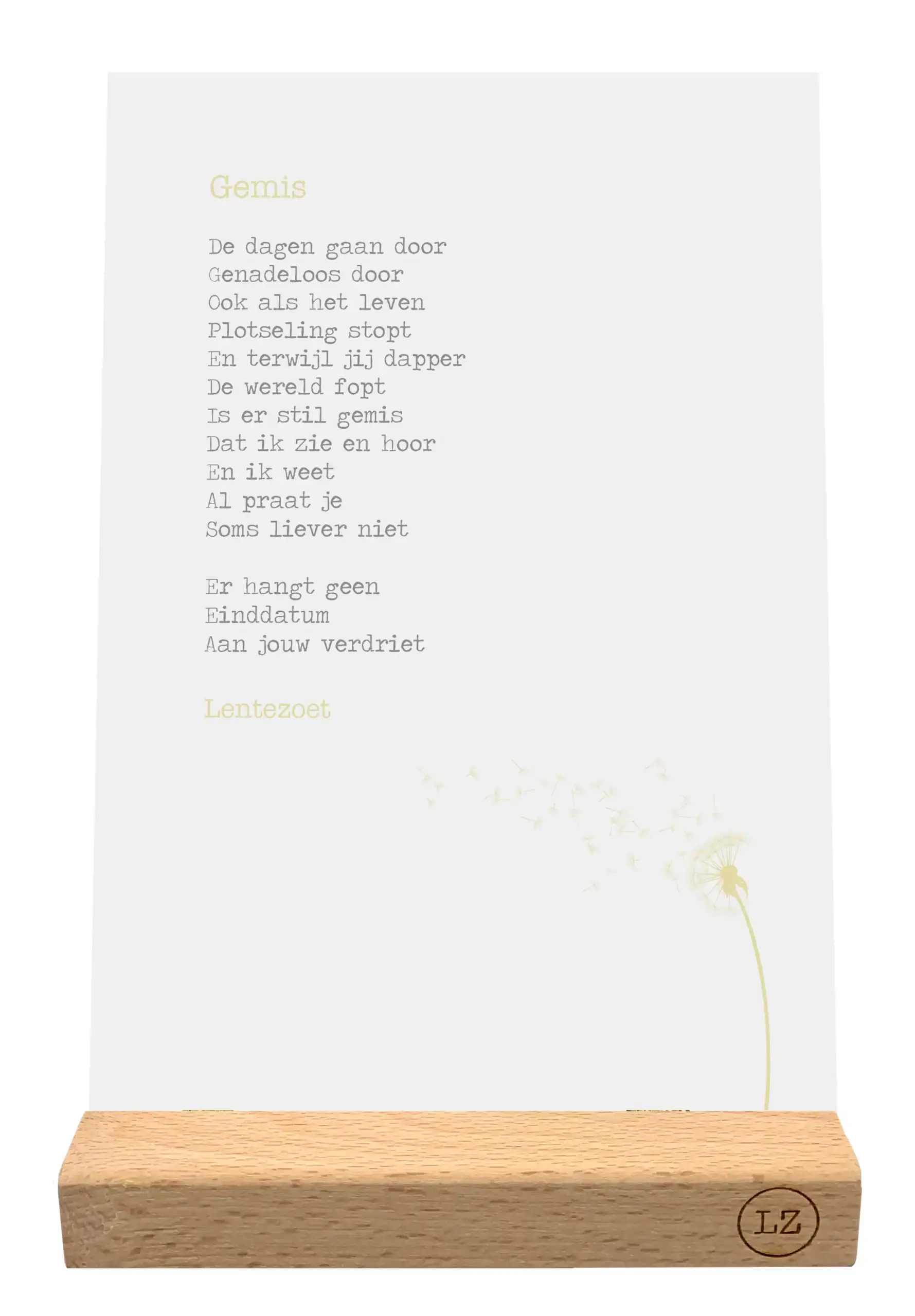 Gedicht Gemis over herinneringen en verdriet - liefsvanlauren.nl